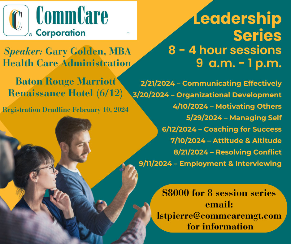 Leadership Series with Gary Golden - CommCare Corporation